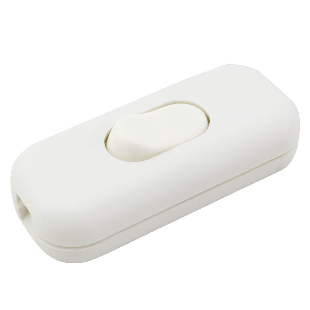 Line cord switch 2A White | Garsaco